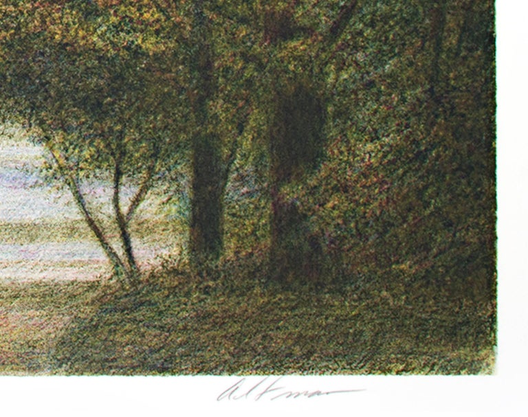 Harold Altman - "Autumn Afternoon," Original Color Lithograph signed by ...