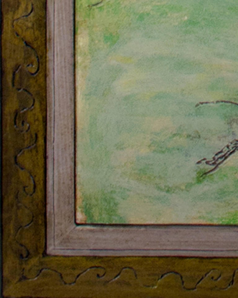 Robert Richter - "Touch of Spring," Oil on Wood signed by Robert ...