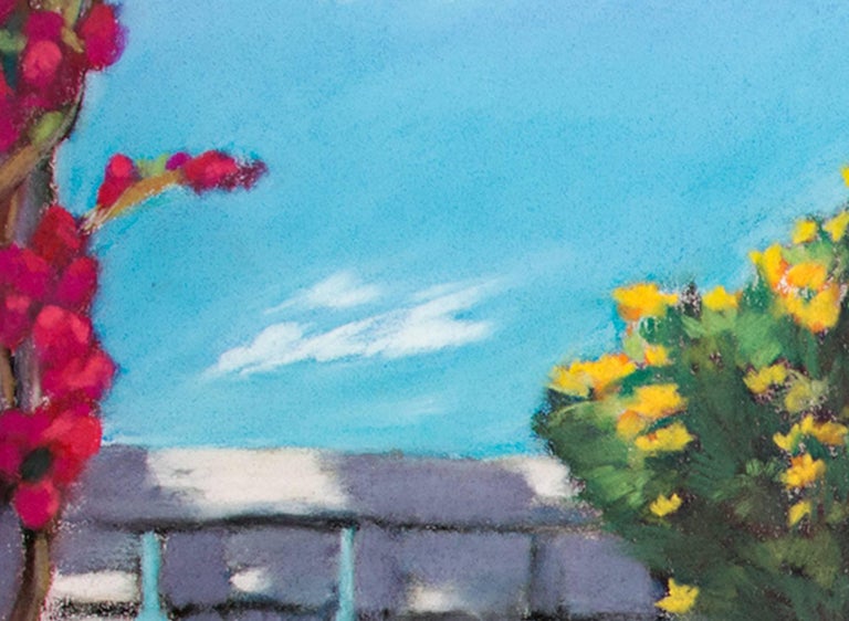 Victoria Ryan - "Garden by the Sea 1, " Pastel on Paper signed by ...