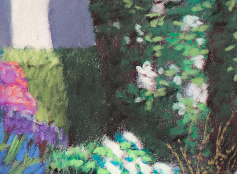 Victoria Ryan - "Garden by the Sea 1, " Pastel on Paper signed by ...