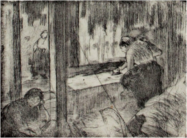 Edgar Degas - Les Blanchisseuses (Le Repassage)-The Laundresses at 1stDibs