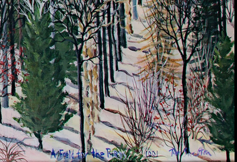 Tom Shelton - "A Field for the Birds, " Acrylic on Canvas Field of ...