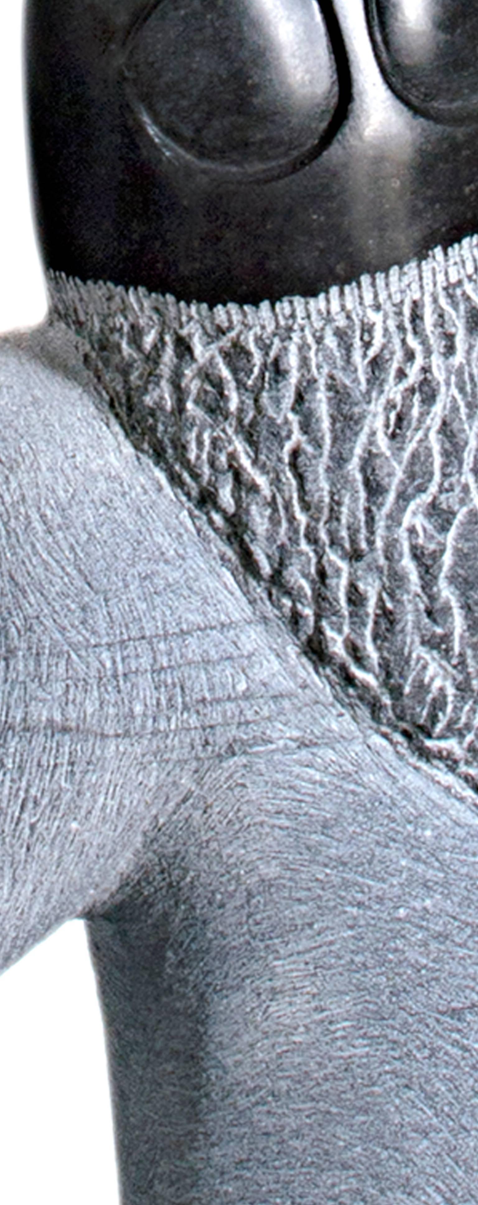 Ambrose Mashaya - "Mother and Acrobat, " Springstone Sculpture signed ...