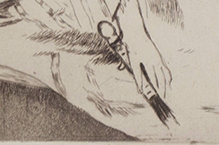 Édouard Manet - "Odalisque," Original Etching and Aquatint Portrait by ...