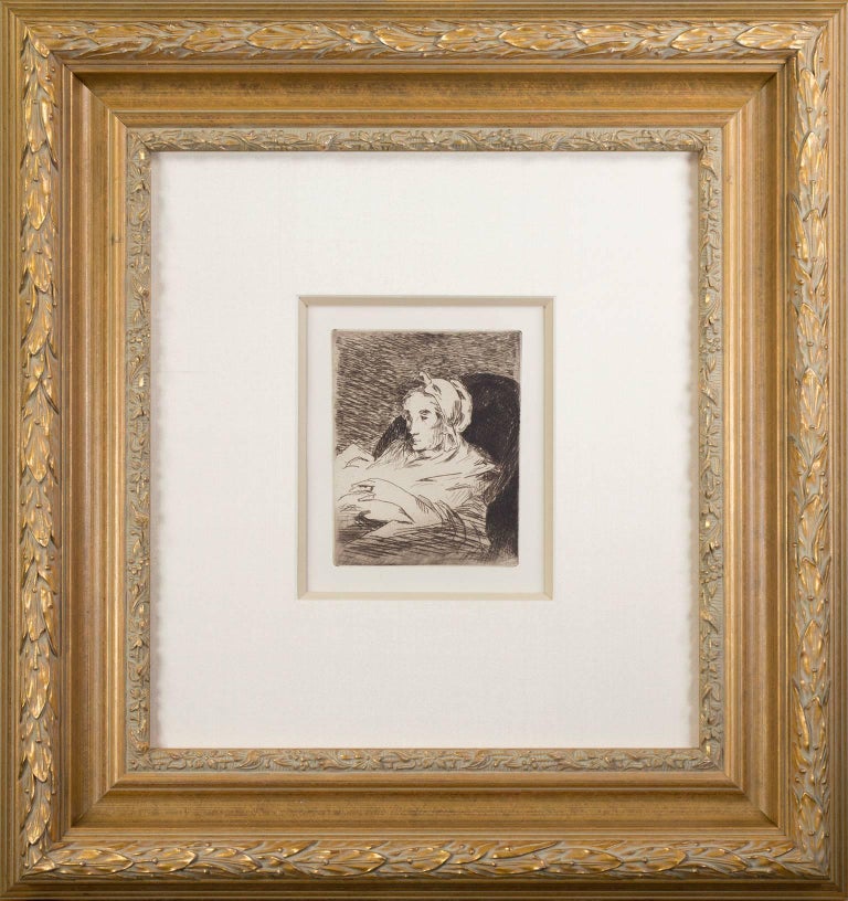 Édouard Manet - "The Convalescent - Third and Final State, " Etching by ...