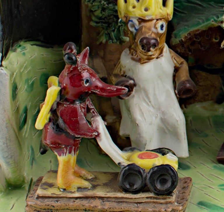Bill Reid - "Mowzart Seeks Inspiration from Herbradite," Ceramic signed ...