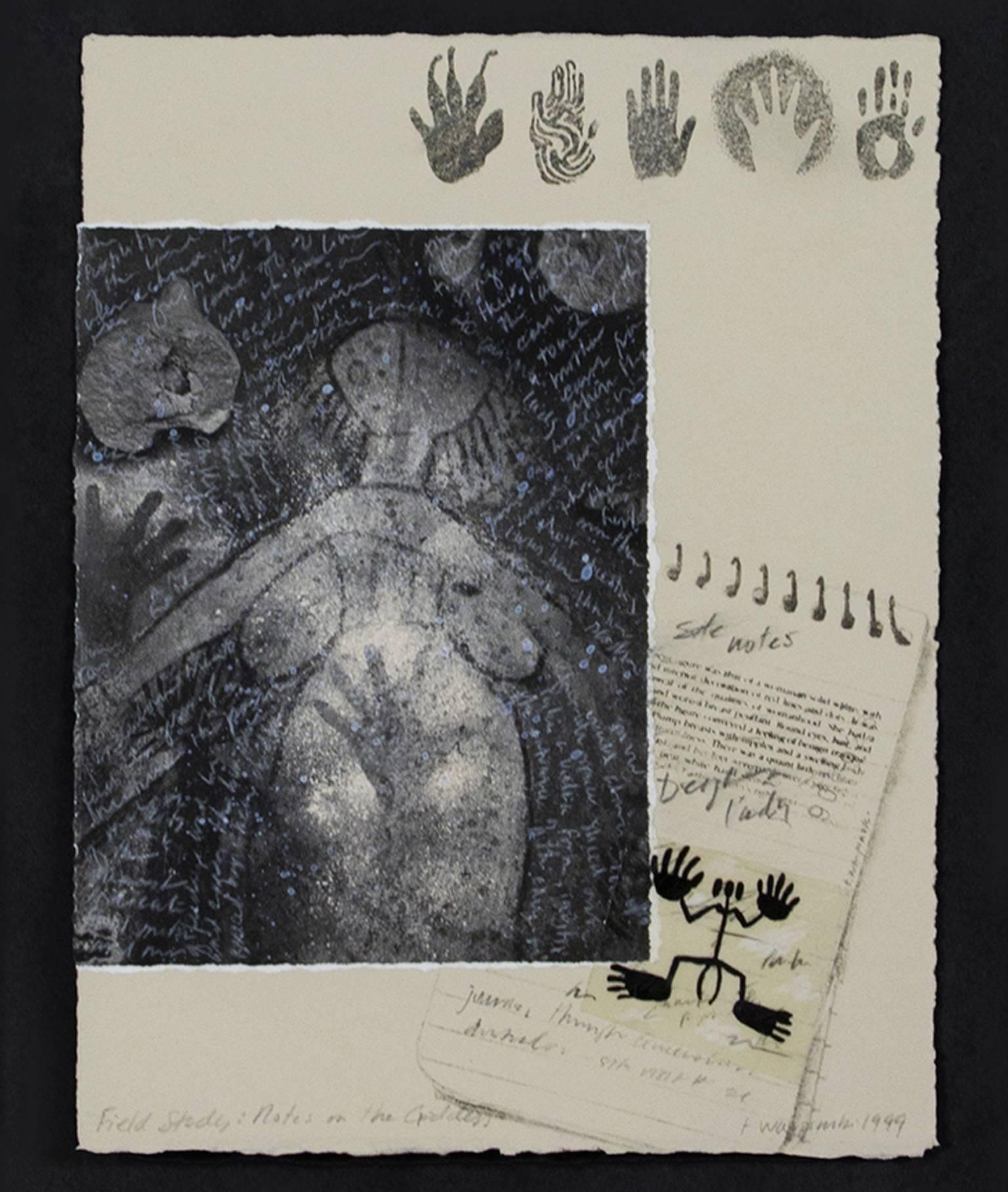 Terri Warpinski - "Field Study - Notes on the Goddess," Mixed Media ...