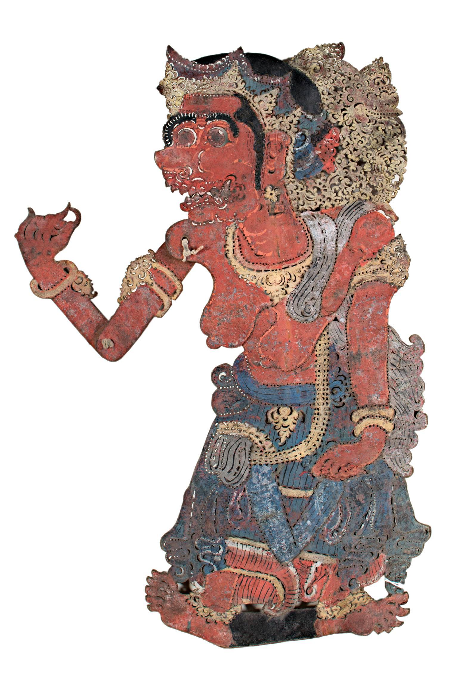 Unknown - "Shadow Puppet Wayang Purwa," Leather created in Indonesia in ...