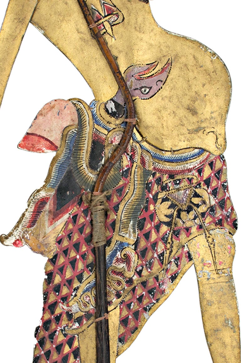 Unknown - "Indonesian Shadow Puppet," Wood and Leather created in ...