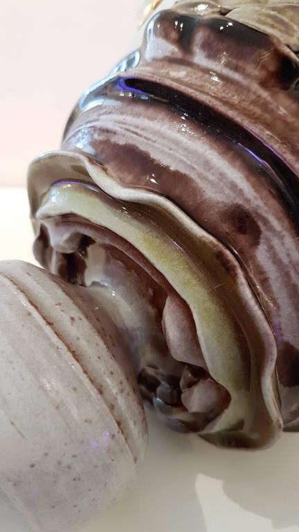 Mariko Brown Harkin - Monumental Covered Jar #2 For Sale at 1stDibs