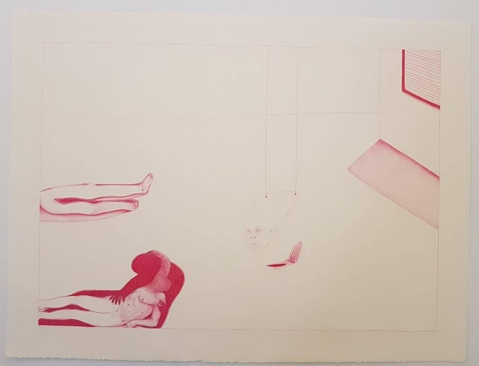 Tamara Walker - Eviction: Room Collapsing in on Itself For Sale at 1stDibs