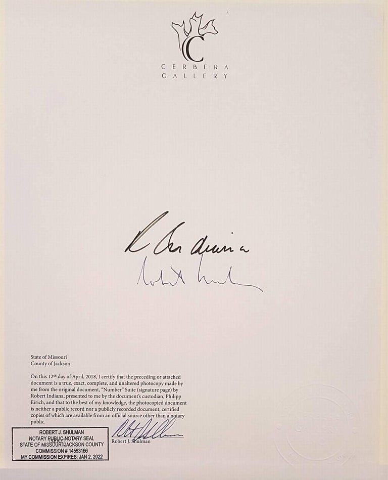 Robert Indiana - Number Suite - Nine at 1stDibs