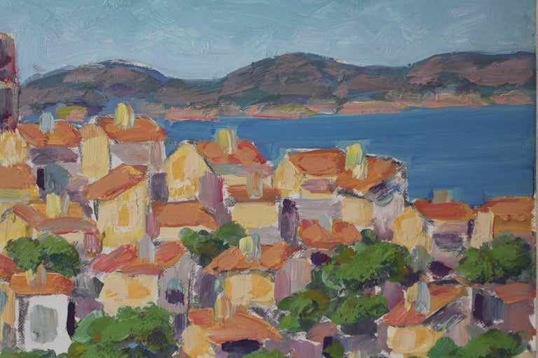 Mario Passarelli - St. Tropez, Painting For Sale at 1stdibs