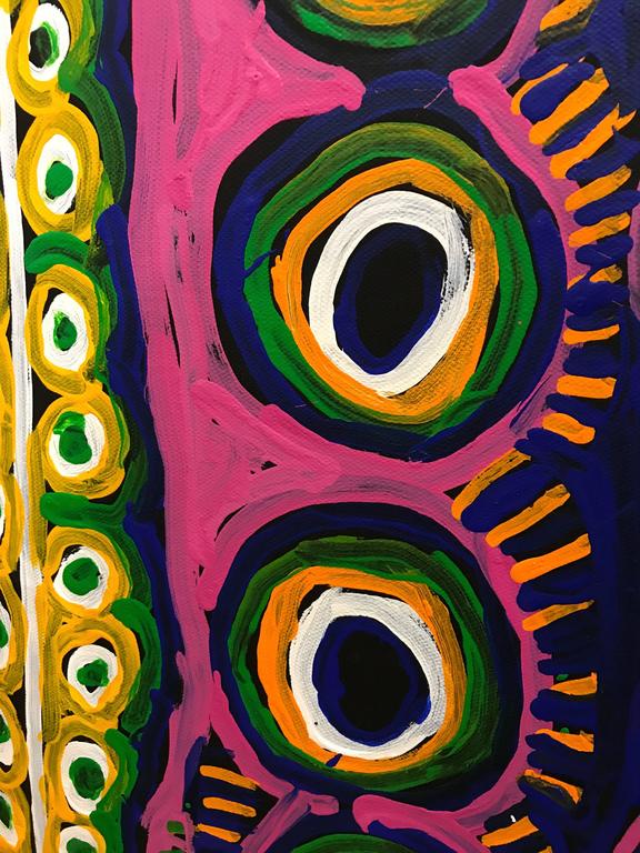 Murdie Nampijinpa Morris - Wild Dog Dreaming For Sale at 1stDibs