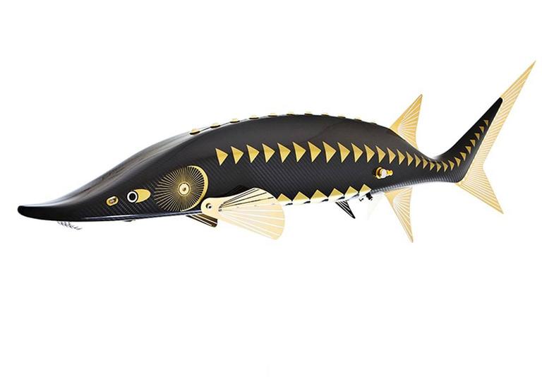 Gold Plated Sturgeon at 1stDibs | alastair gibson antiques, alastair ...