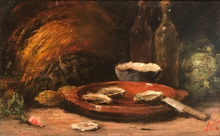 Unknown - 'Still Life in the Style of Dutch Masters II' Small Framed ...