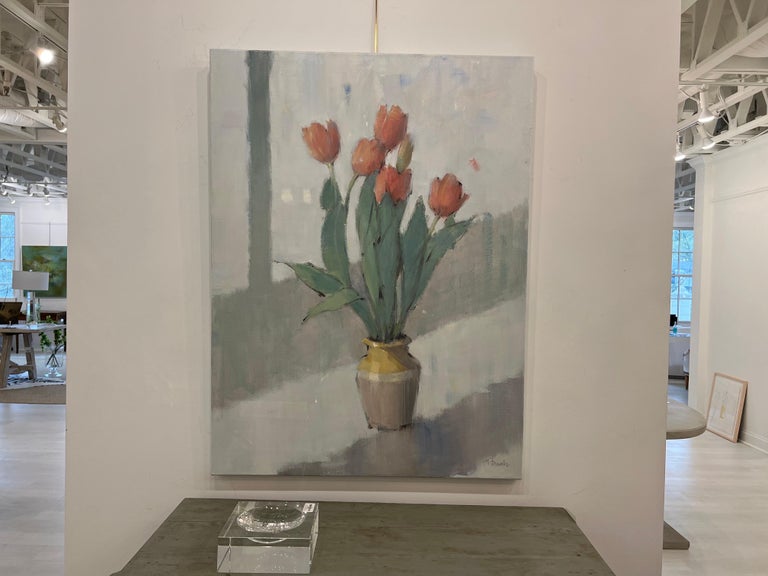 Nancy Franke - Tell Me About It by Nancy Franke, Impressionist Floral ...