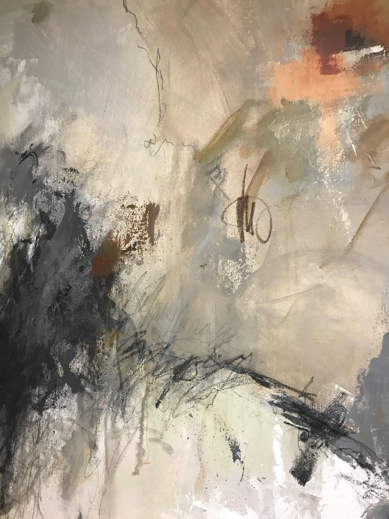 Charles Ross - 'Park Place' Oil on Canvas Abstract Painting with ...