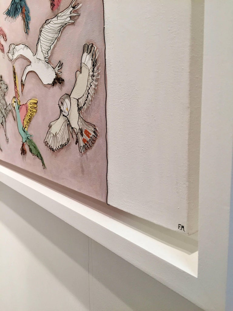 Fiona Morley - The Everlasting Conversation, abstract animal wire and ...