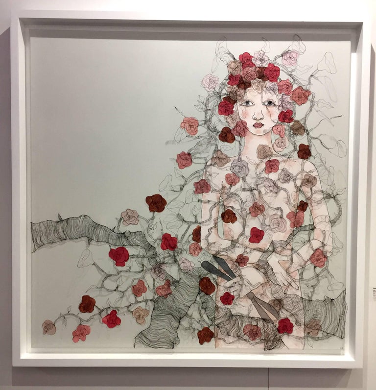 Fiona Morley - Hope by Fiona Morley, Feminine sculptural wall art with ...