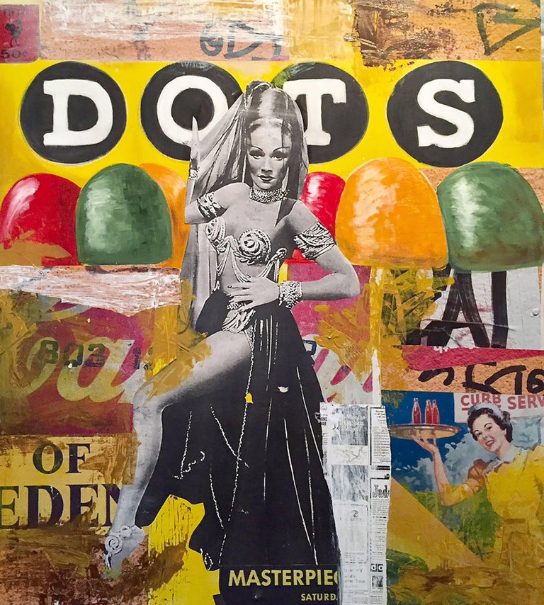 David Morico - Lady Dots - SOLD - Commission Available For Sale at 1stDibs