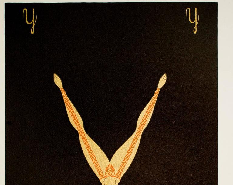 Erté - Letter “Y” - Suite Alphabet at 1stDibs