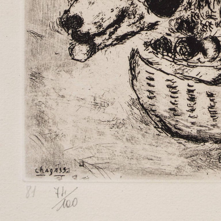 Marc Chagall - Le Chien qui Porte à Son Cou le Diner de son Maître at ...