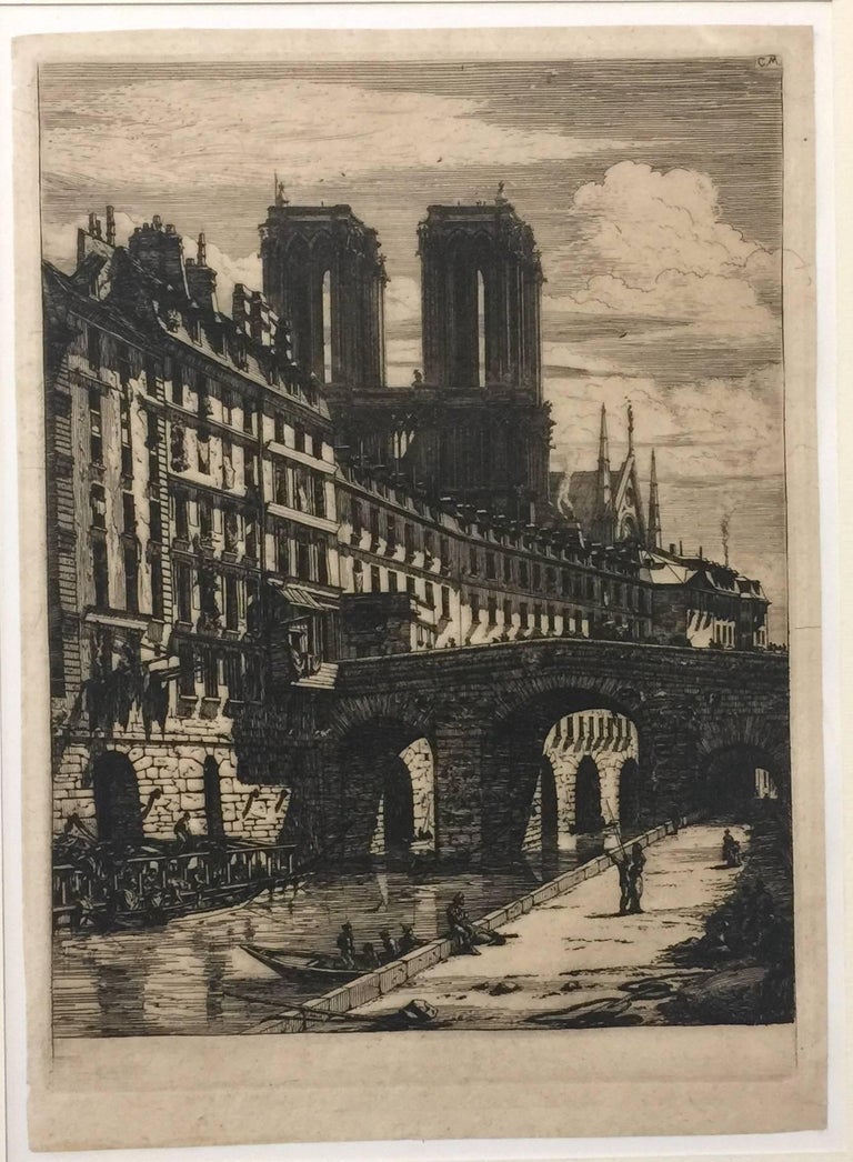 Charles Meryon - Le Petit Pont For Sale at 1stDibs