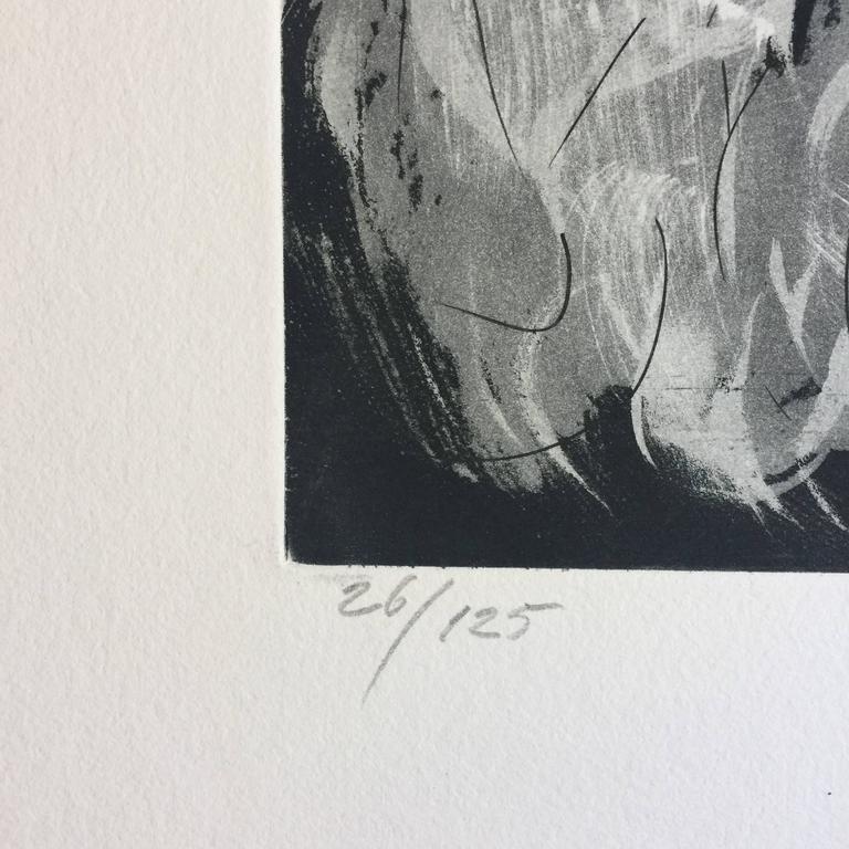 Giacomo Manzú - Head of Oedipus - Original Etching by Giacomo Manzù ...
