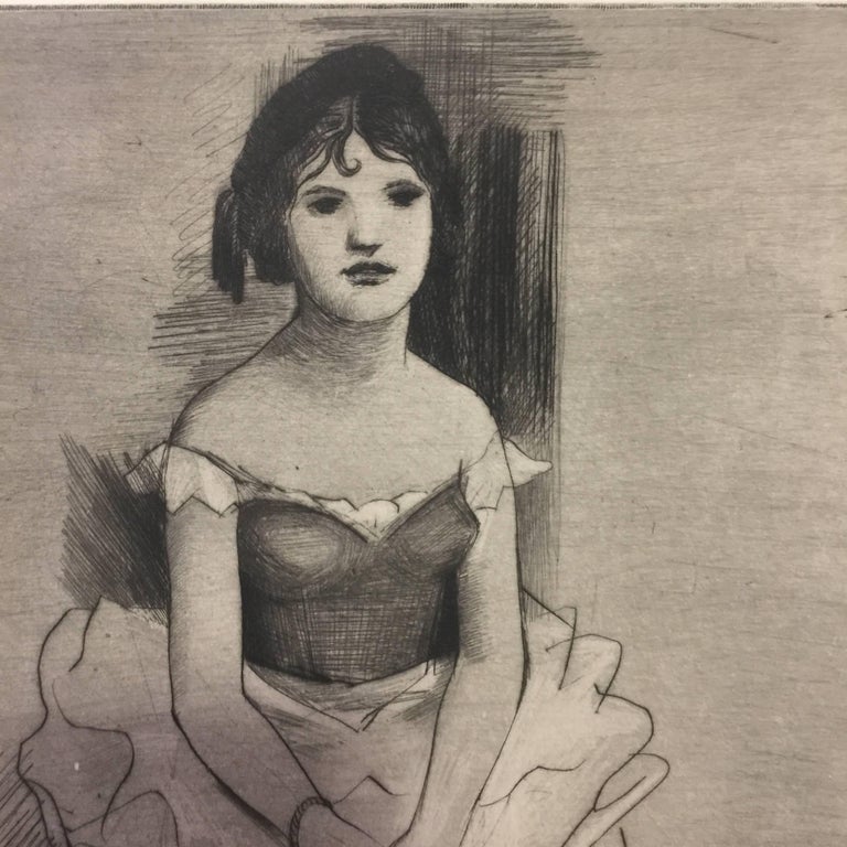 Theodore Stravinsky - Dancer - Original Etching by Theodore Stravinsky ...