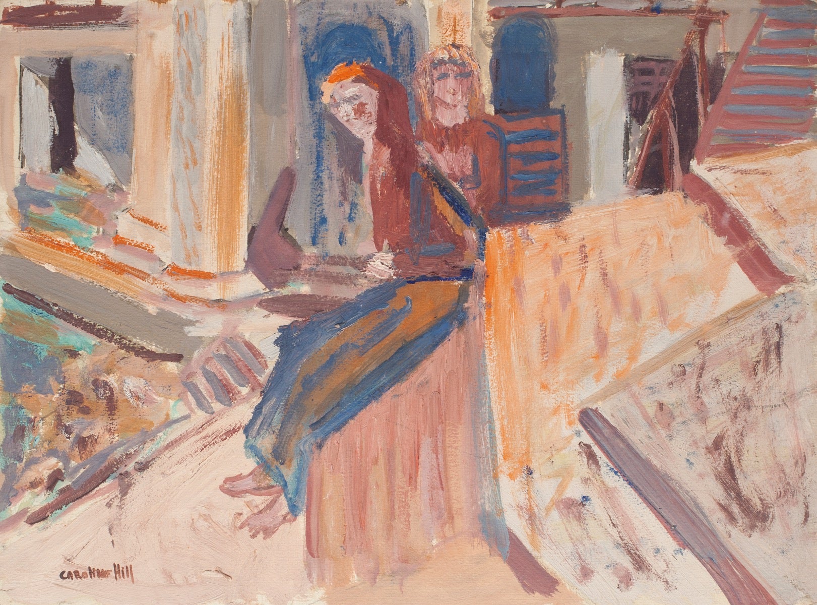 Caroline Hill - Composition - Original Watercolor on Paper by Caroline ...