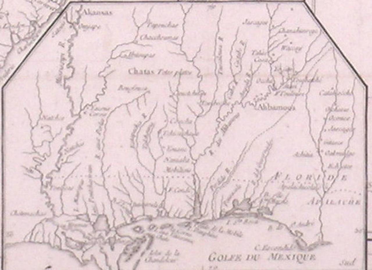 Francois Soules - Carte d'une Partie de l'Amerique Septentrionale For ...