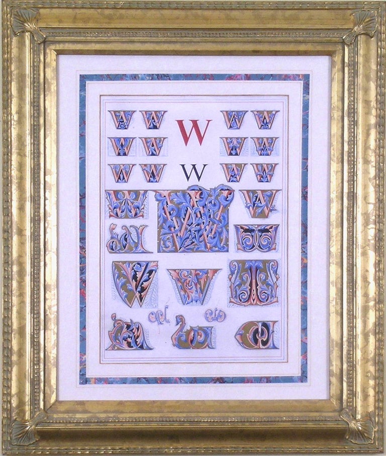 Owen Jones - Initial Letters "W" (Alphabet) For Sale at 1stDibs