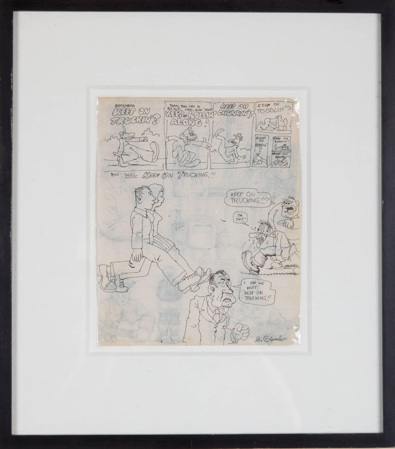 Robert Crumb - Remember Keep on Trucking For Sale at 1stDibs