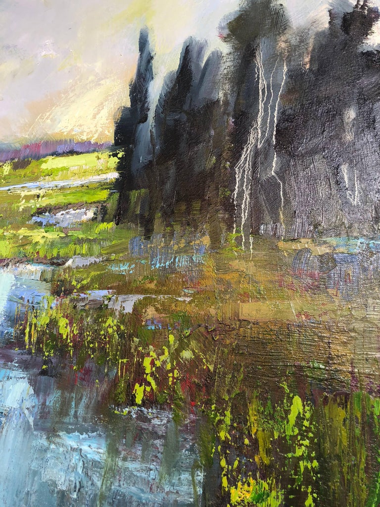 Kim Gibbs - Green Sky at 1stDibs