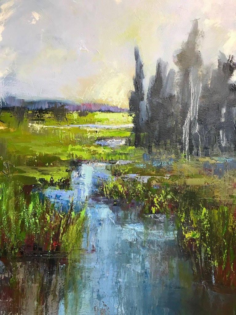 Kim Gibbs - Green Sky at 1stDibs