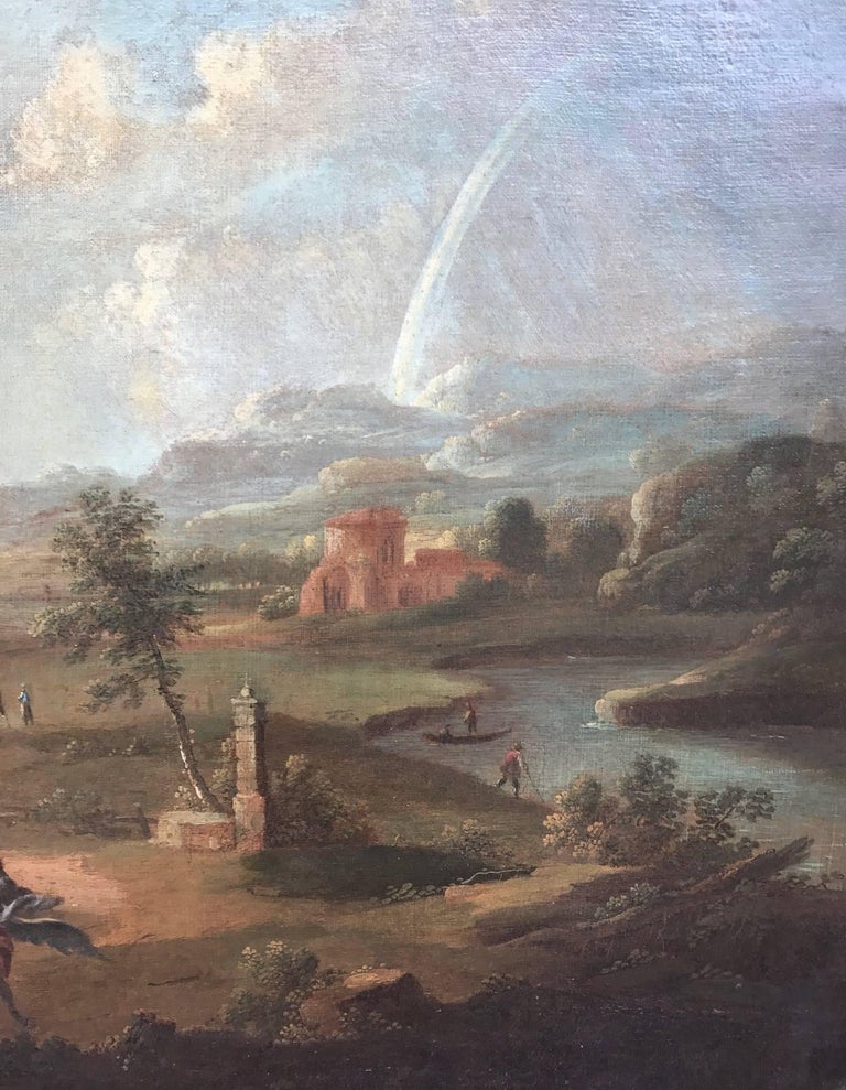 William van der Hagen - Neo-Classical Landscape with Figures at 1stDibs