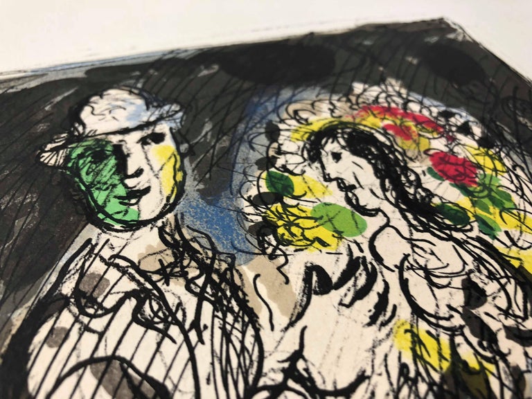 Marc Chagall - Paysan au Bouquet (Peasant with Flowers) at 1stDibs