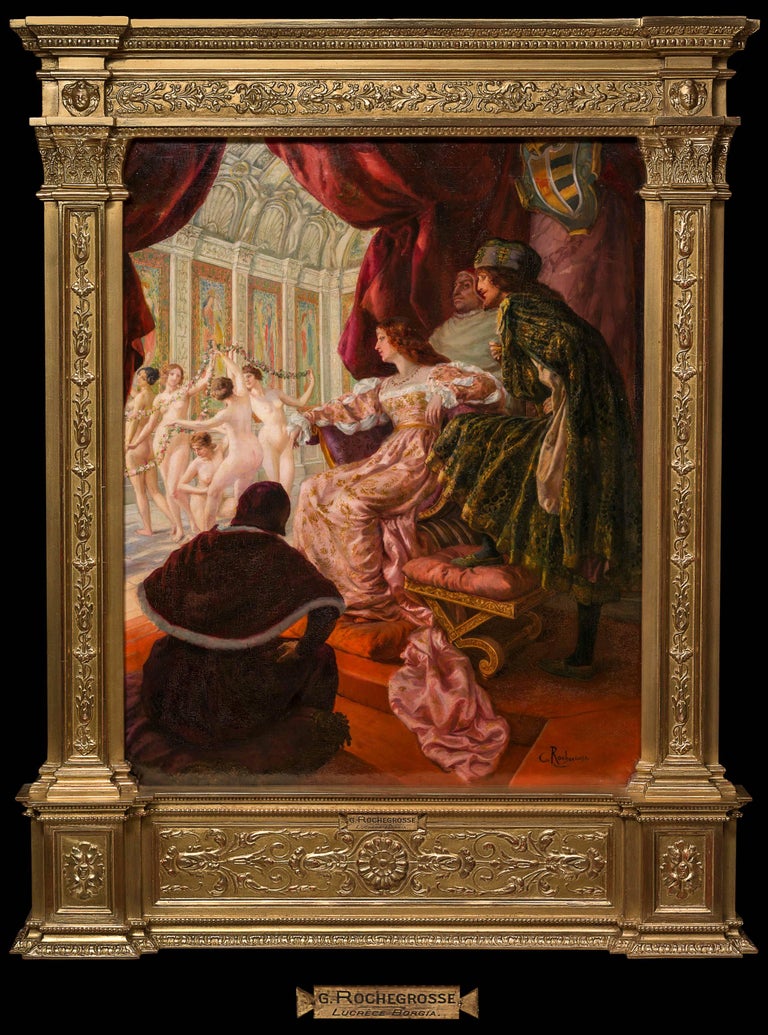 Georges Antoine Rochegrosse - Lucrèce Borgia For Sale at 1stDibs