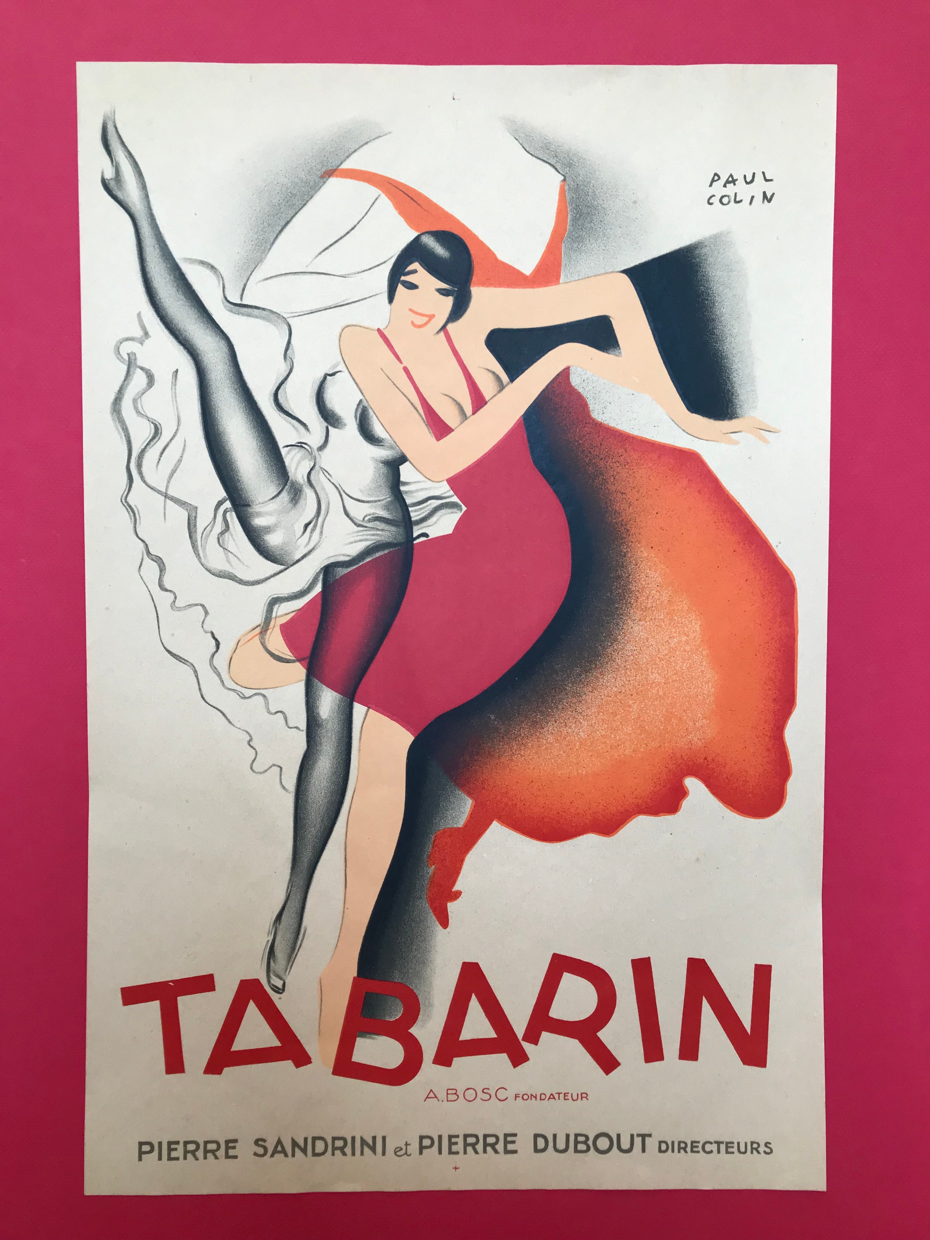 Paul Colin - Original 1930s Art Deco Advertising Poster - Cigarettes ...