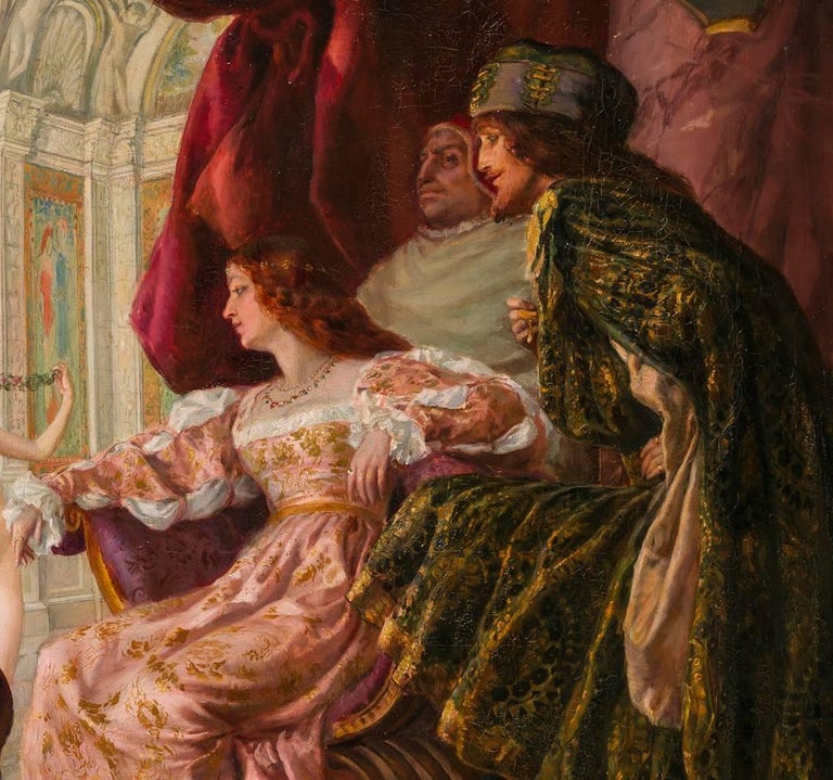 Georges Antoine Rochegrosse - Lucrèce Borgia For Sale at 1stDibs