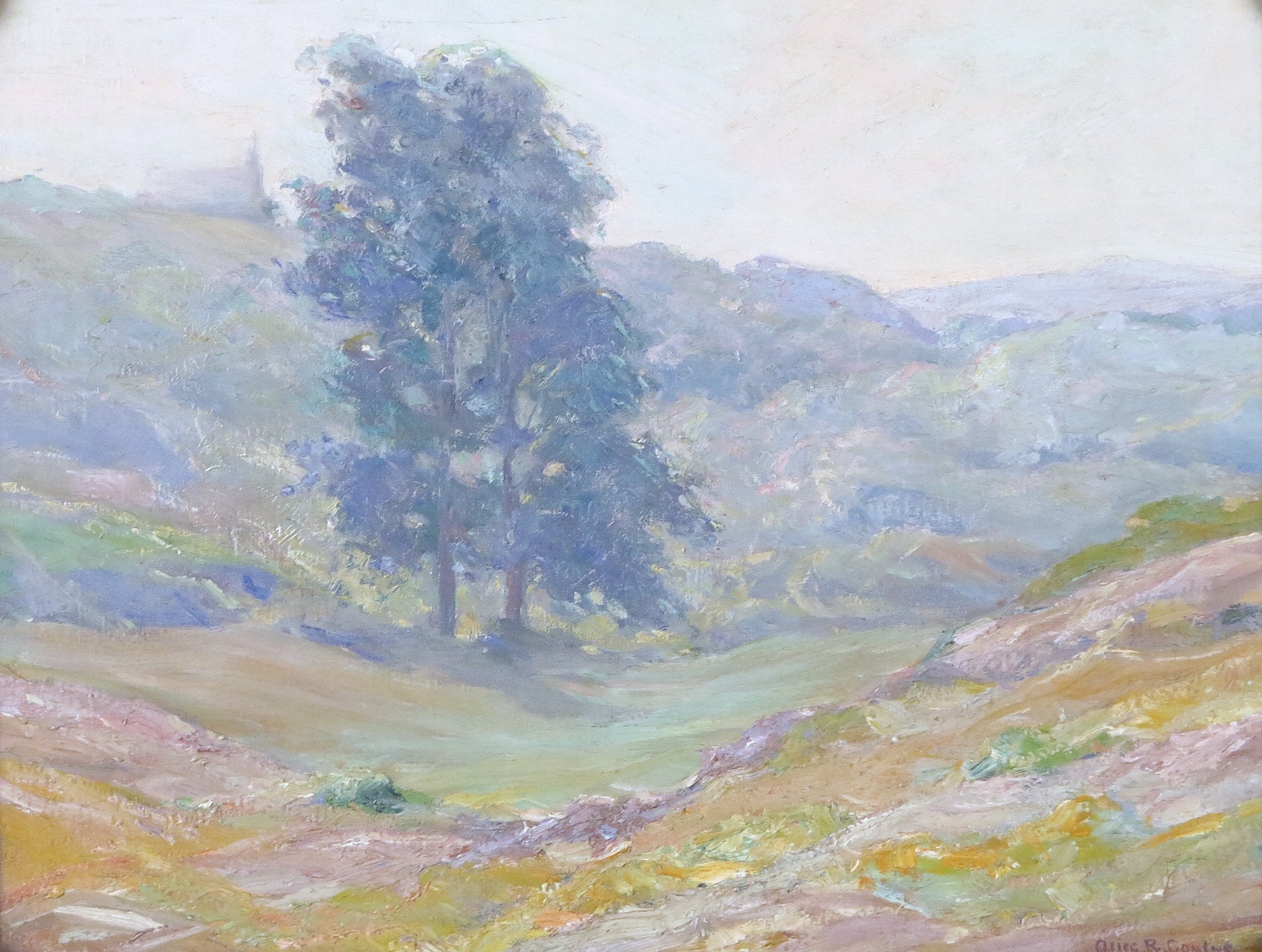 Birger Sandzen - Kansas Landscape (Autumn Landscape, Smoky Hill River ...