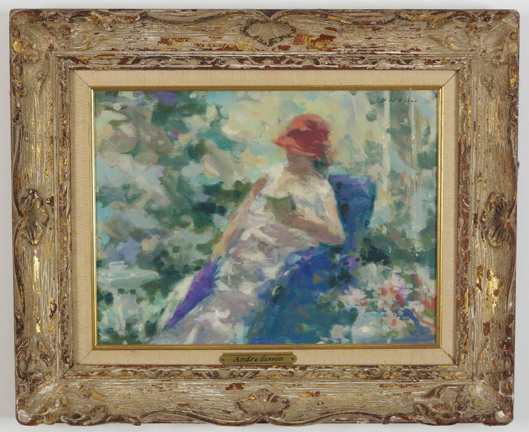 André Gisson - Reading in the Garden at 1stDibs