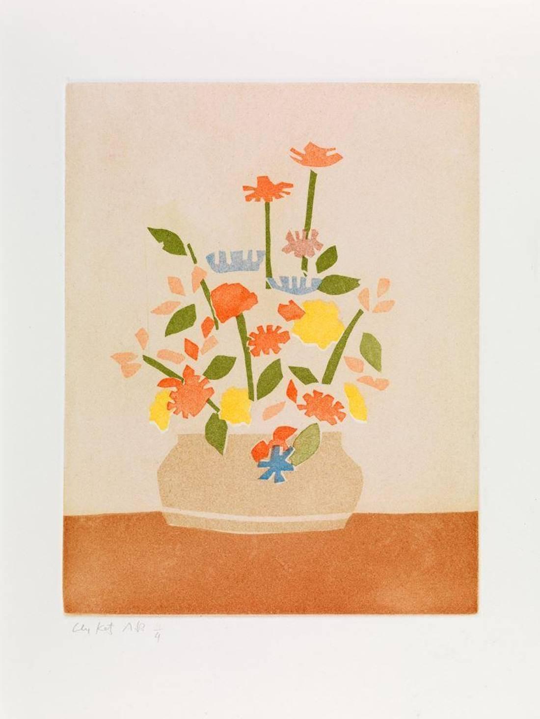Alex Katz - Wildflowers in Vase (from Small Cuts) at 1stDibs | alex ...