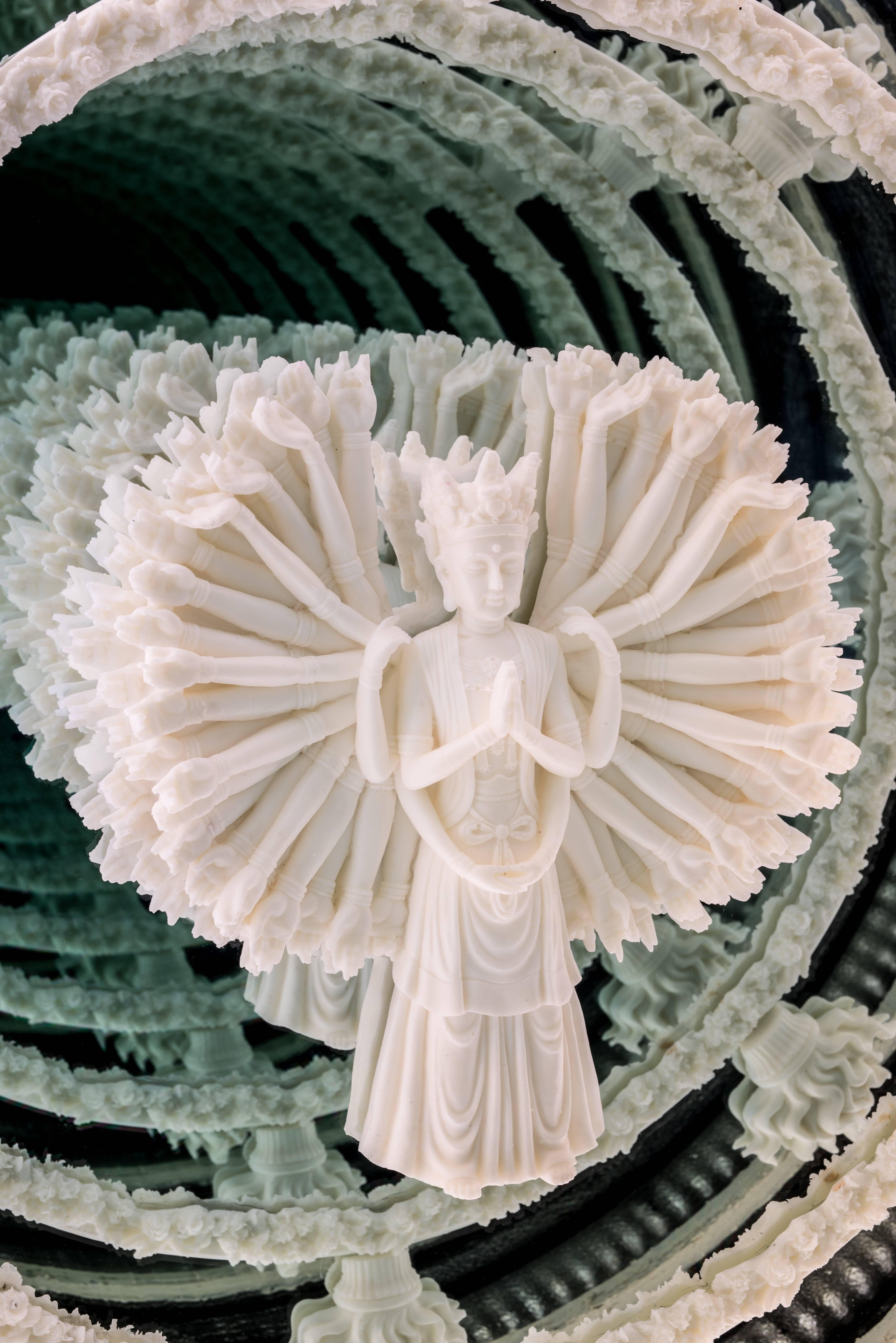 Tim Tate - Buddha of Compassion For Sale at 1stDibs | tim tate glass ...