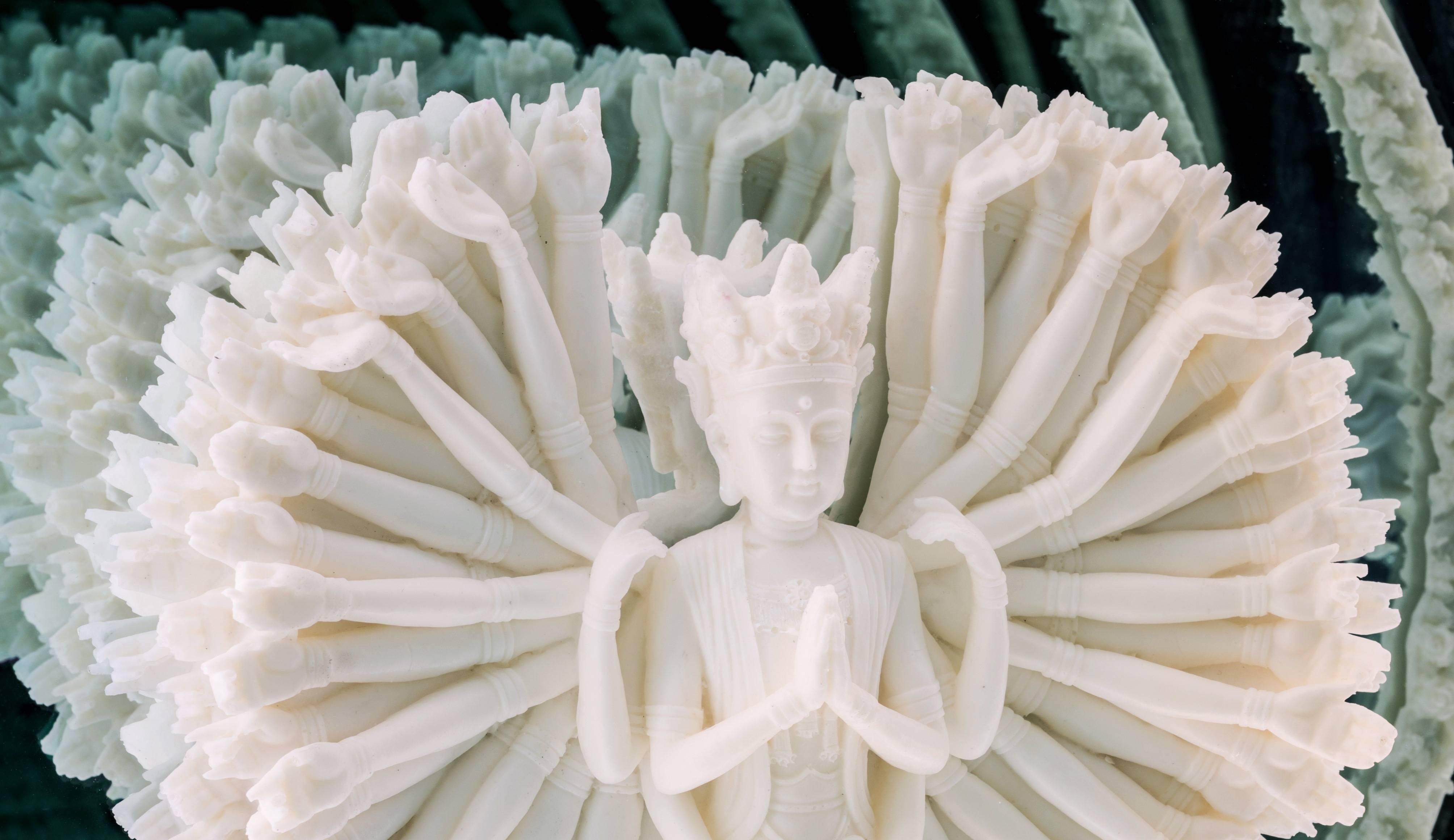 Tim Tate - Buddha of Compassion For Sale at 1stDibs | tim tate glass ...