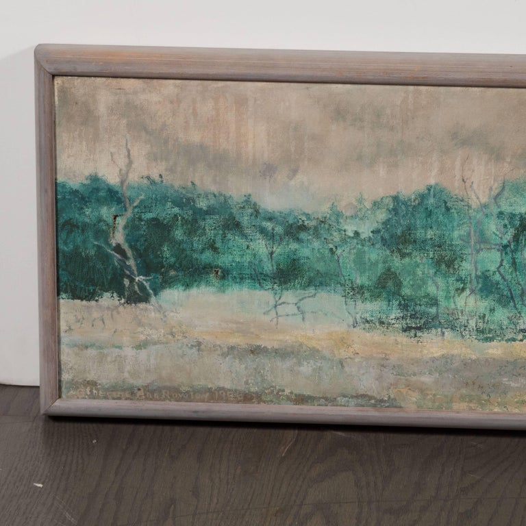 Catherine Rowley - Abstract Expressionist Oil on Canvas, "Continuum #44 ...