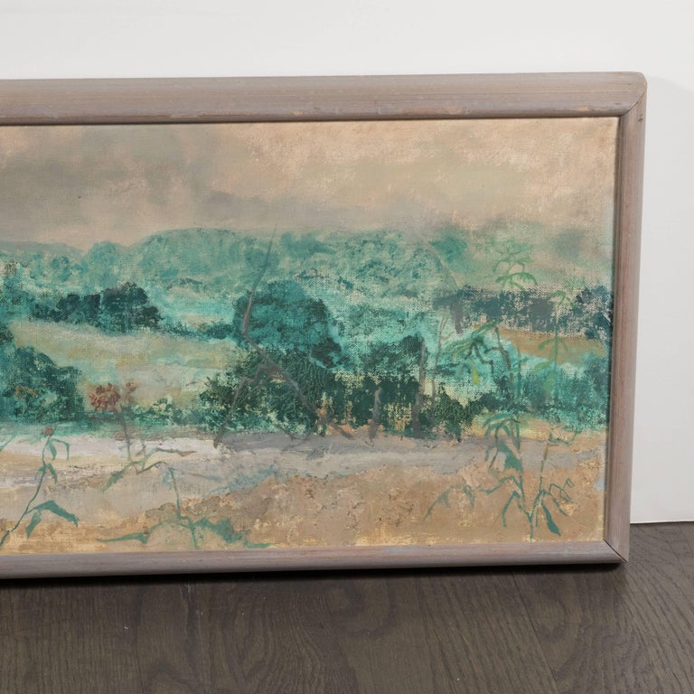 Catherine Rowley - Abstract Expressionist Oil on Canvas, "Continuum #44 ...