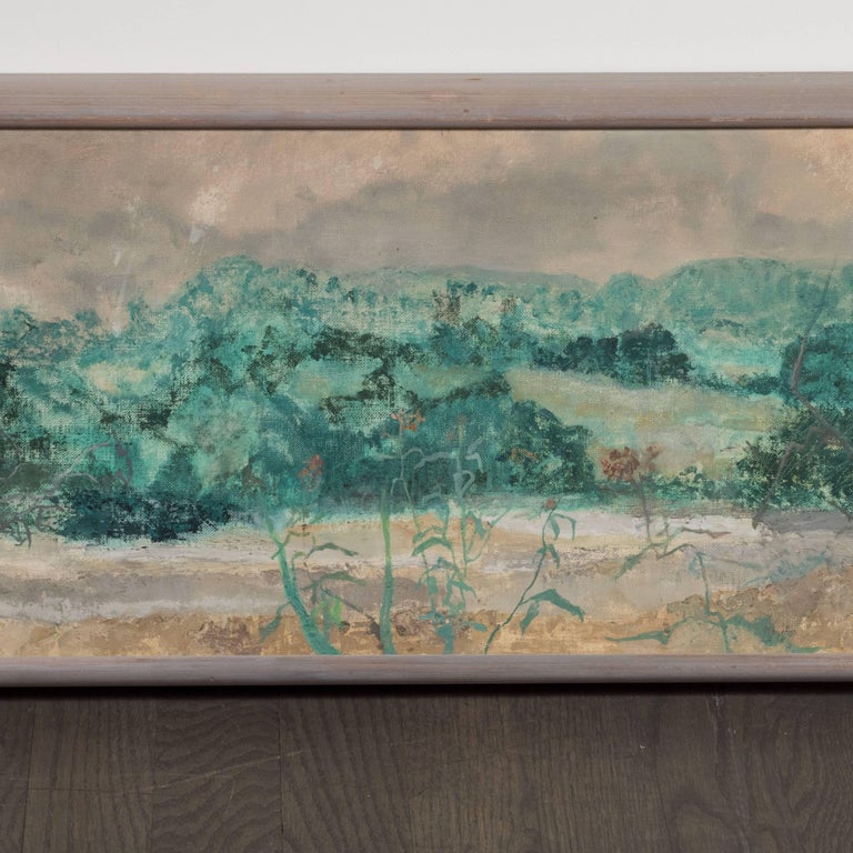 Catherine Rowley - Abstract Expressionist Oil on Canvas, "Continuum #44 ...