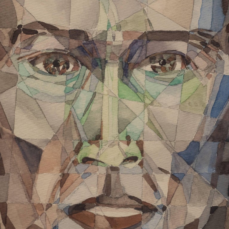 Marshall Watkins - Modernist Watercolor, Ink and Pencil Painting by ...